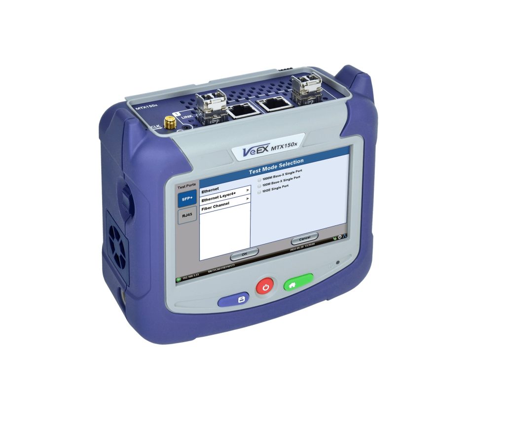 Máy đo kiểm tra IP-Ethernet cầm tay VeEX MTX150x