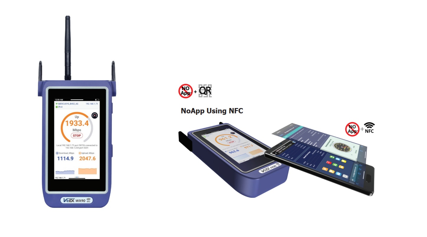 Máy đo kiểm tra Wi-Fi VeEX WX90